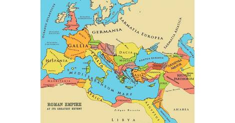Late Roman Empire Map - ChurchBibleStudies.org